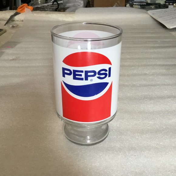Pepsi | Accents | Vintage Pepsicola Advertising Drinking Glass | Poshmark